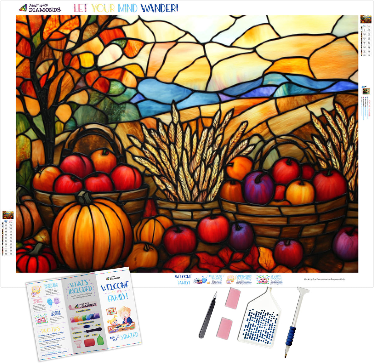 Warm Autumn Harvest Official Diamond Painting Kit | Diamond Art | Paint ...