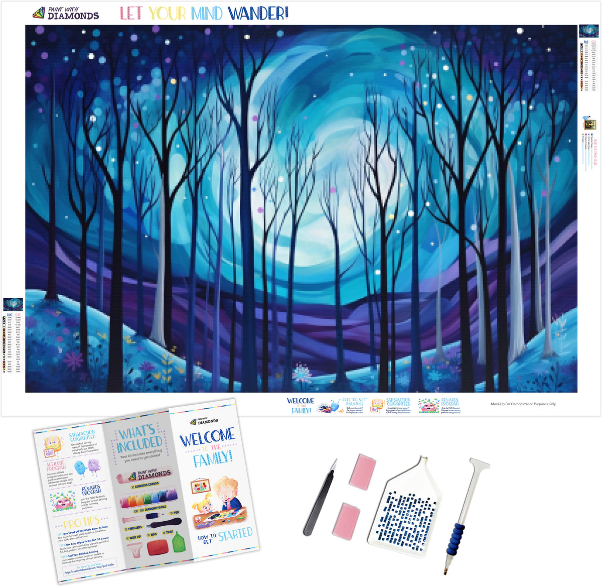Whispering Woods Diamond Painting Kit Paint With Diamonds Official