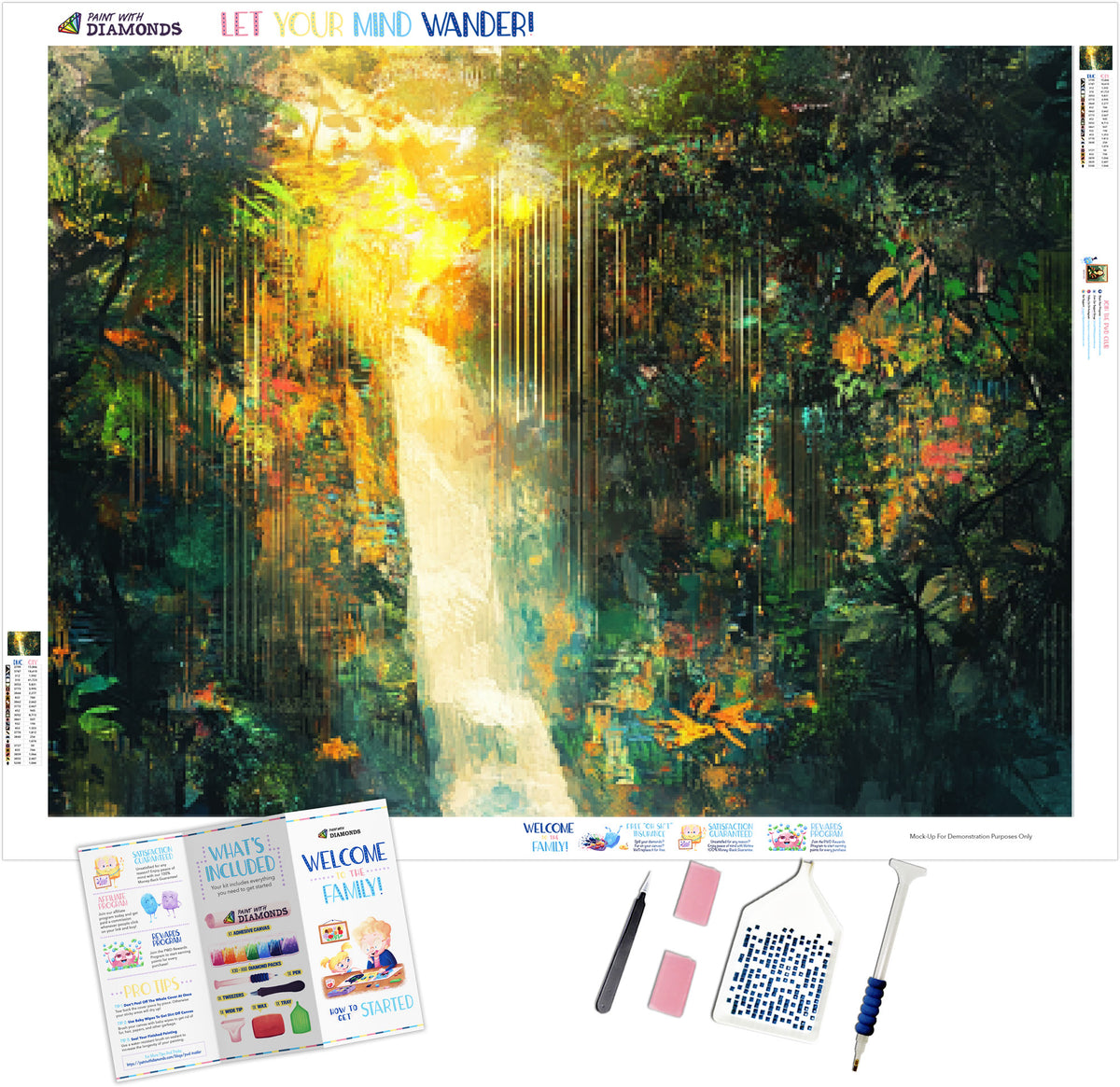 Wild Jungle Kingdom Awakens Official Diamond Painting Kit | Diamond ...