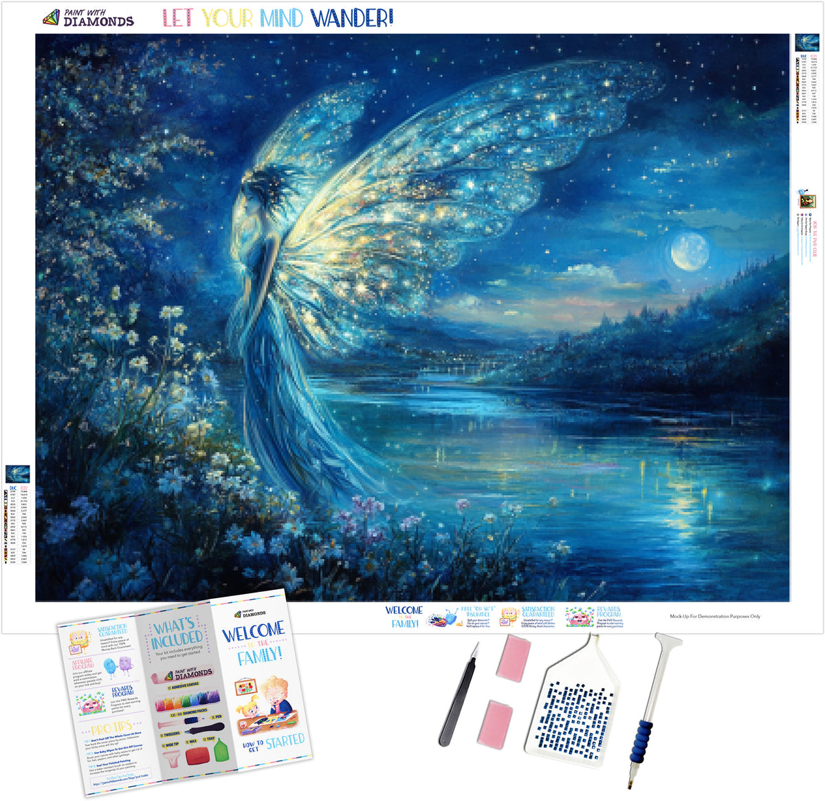 Wings of the Night – Paint With Diamonds