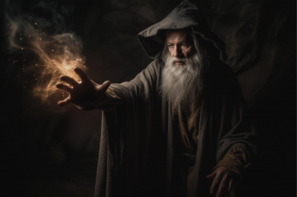 Wizard Casting A Spell Official Diamond Painting Kit | Diamond Art ...