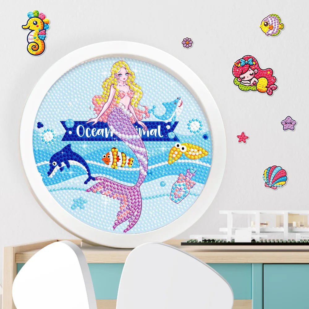 Magical Mermaid PWD Round Diamond Painting Kit – Paint With Diamonds