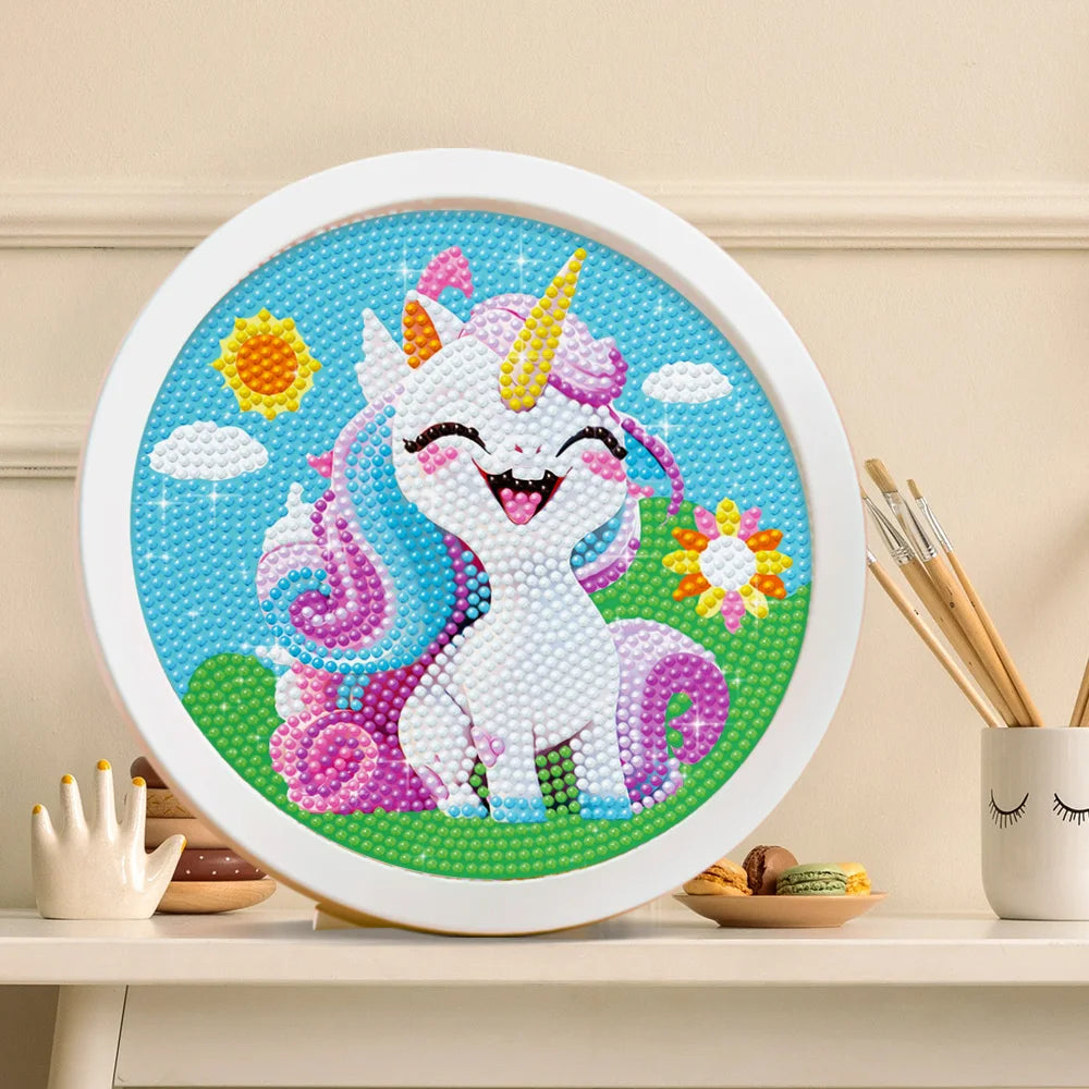 Bubbly Unicorn PWD Round Diamond Painting Kit – Paint With Diamonds