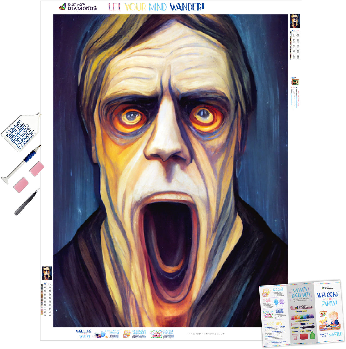 Agonized Wormie Official Diamond Painting Kit | Diamond Art | Paint ...