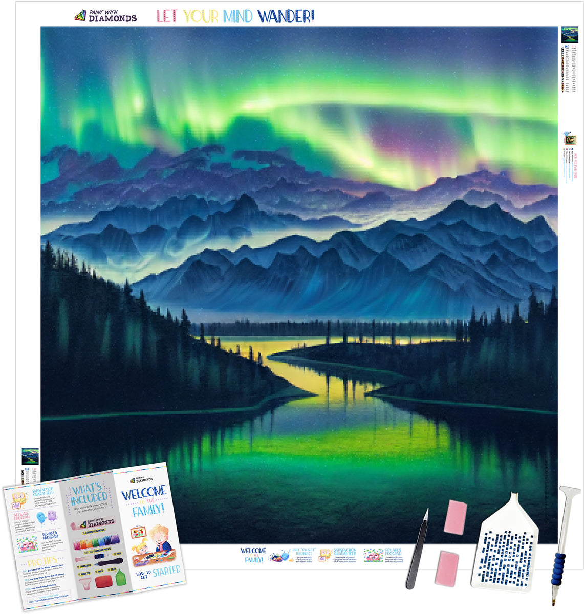 Alaska Is For Lovers Official Diamond Painting Kit | Diamond Art ...