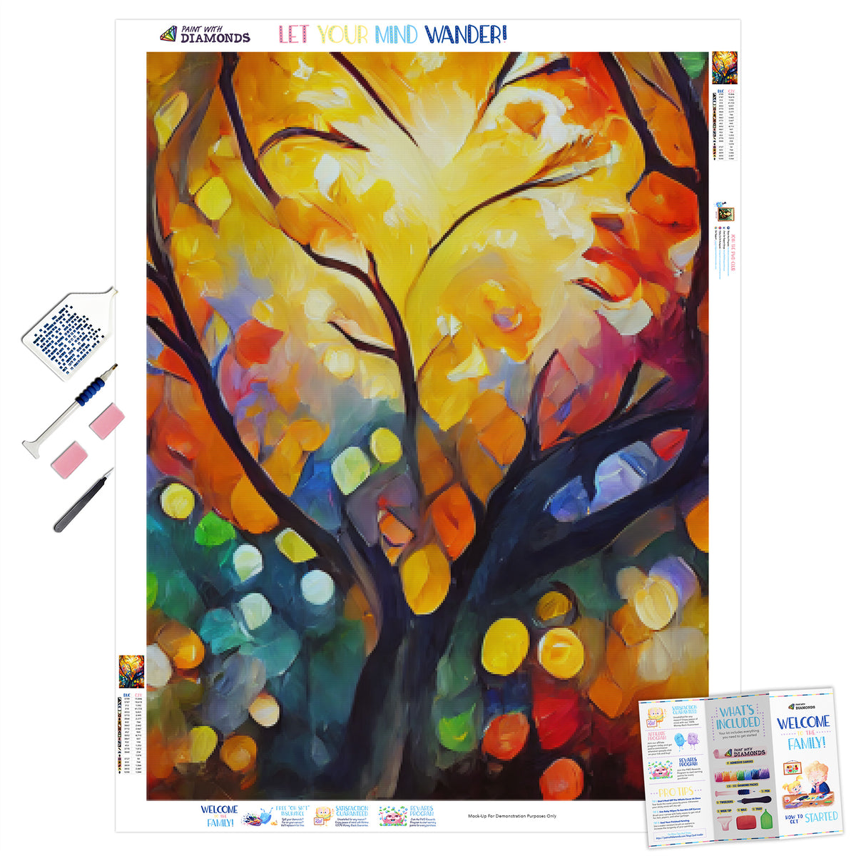 Autumn Leaves Official Diamond Painting Kit | Diamond Art | Paint With ...