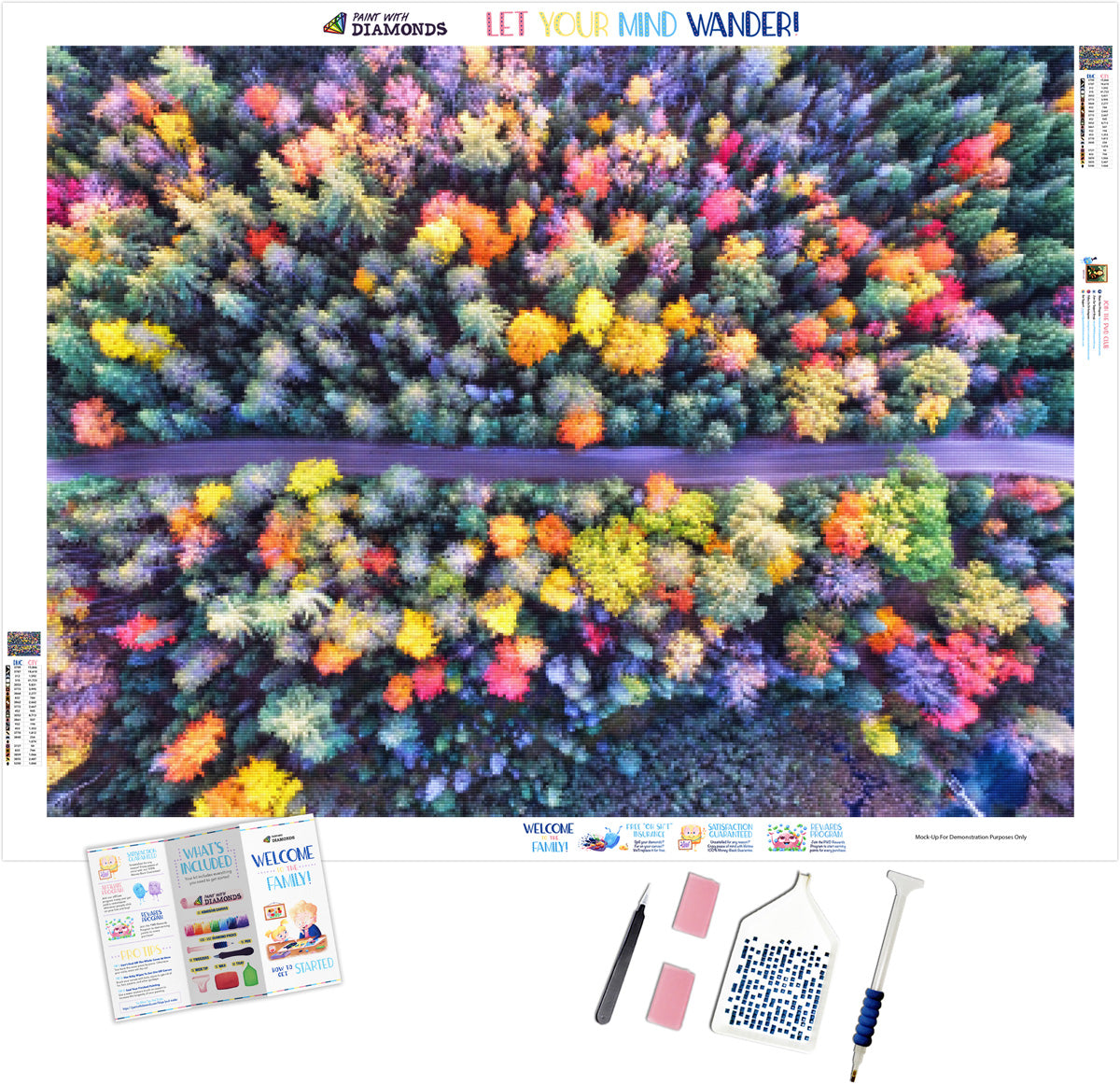 Autumn Trees Of Life Official Diamond Painting Kit By Paint With Diamonds®