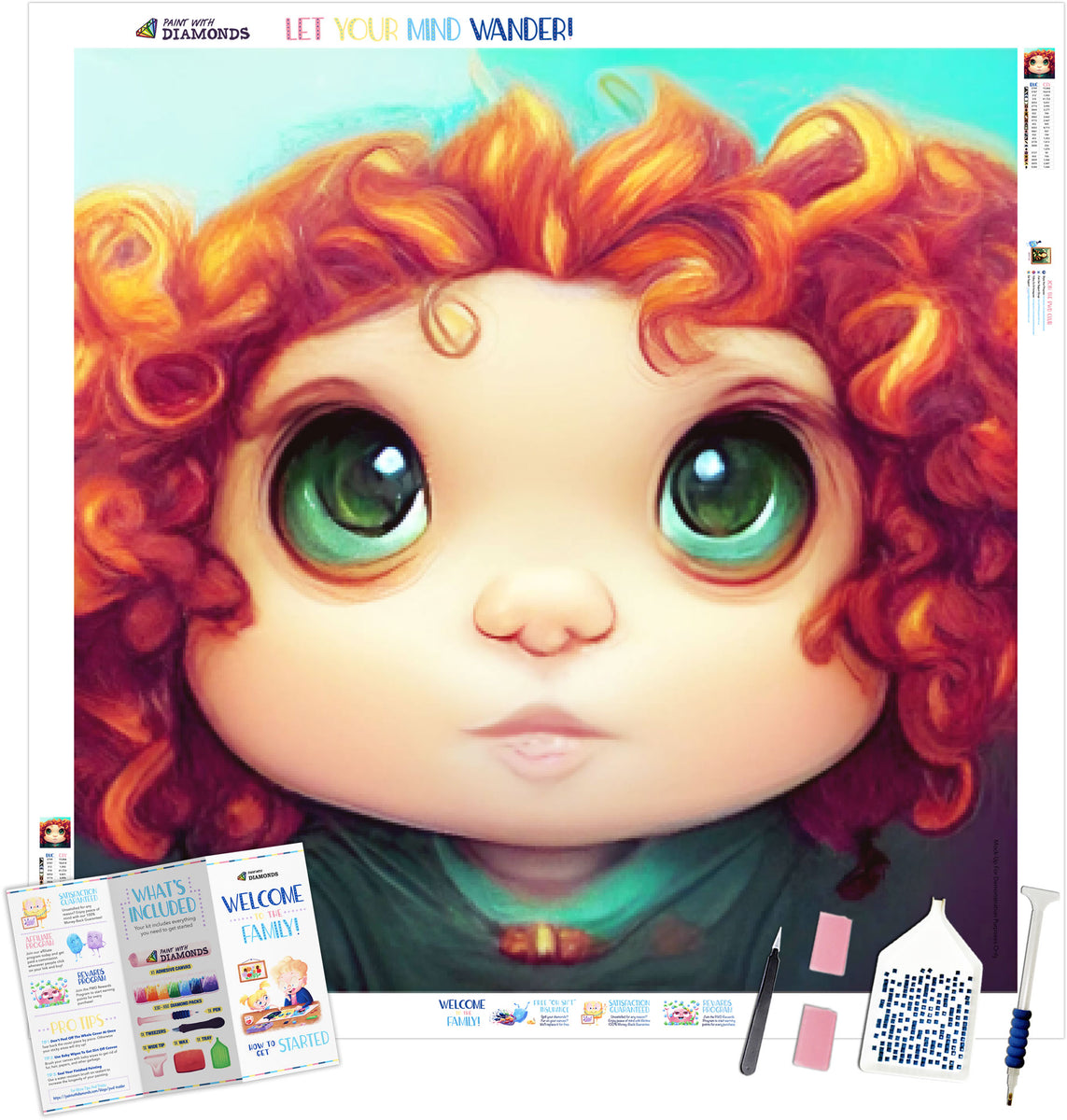 Baby Adventurer Official Diamond Painting Kit | Diamond Art | Paint ...