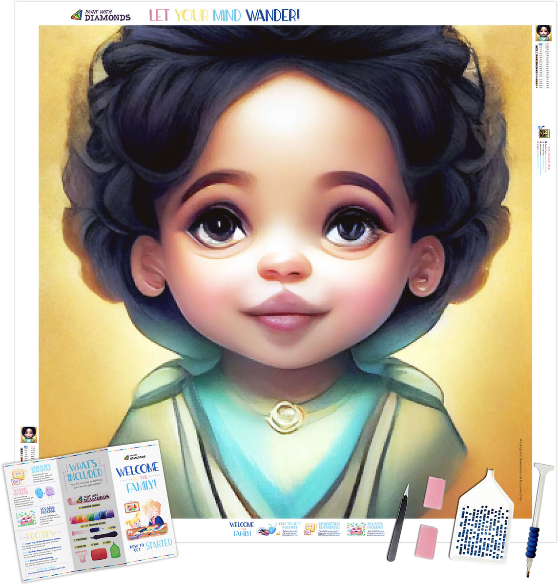 Baby Tia Official Diamond Painting Kit | Diamond Art | Paint With Diamonds®