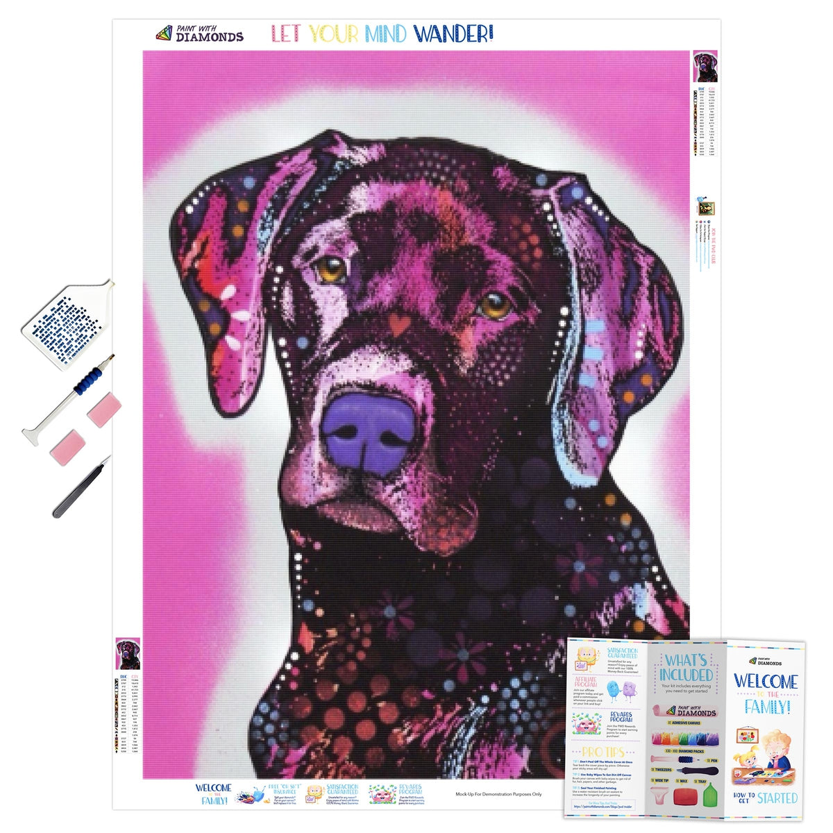 "Black Lab" Diamond Painting Kit (Full Drill) – Paint With Diamonds