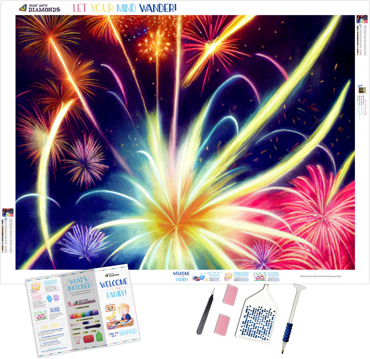Bombs Bursting In Air Official Diamond Painting Kit | Diamond Art ...