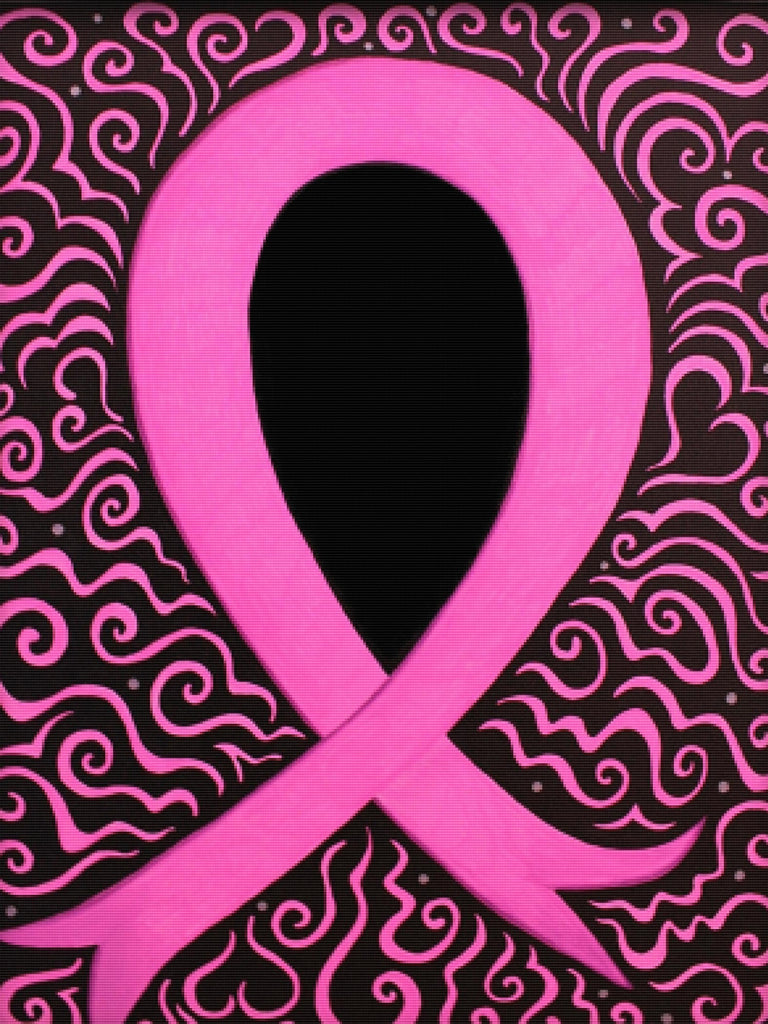 "Breast Cancer Awareness Ribbon" Diamond Painting Kit (Full Drill ...