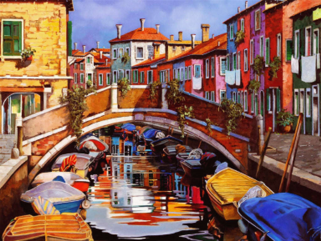 "Burano Color" Diamond Painting Kit (Full Drill) – Paint With Diamonds