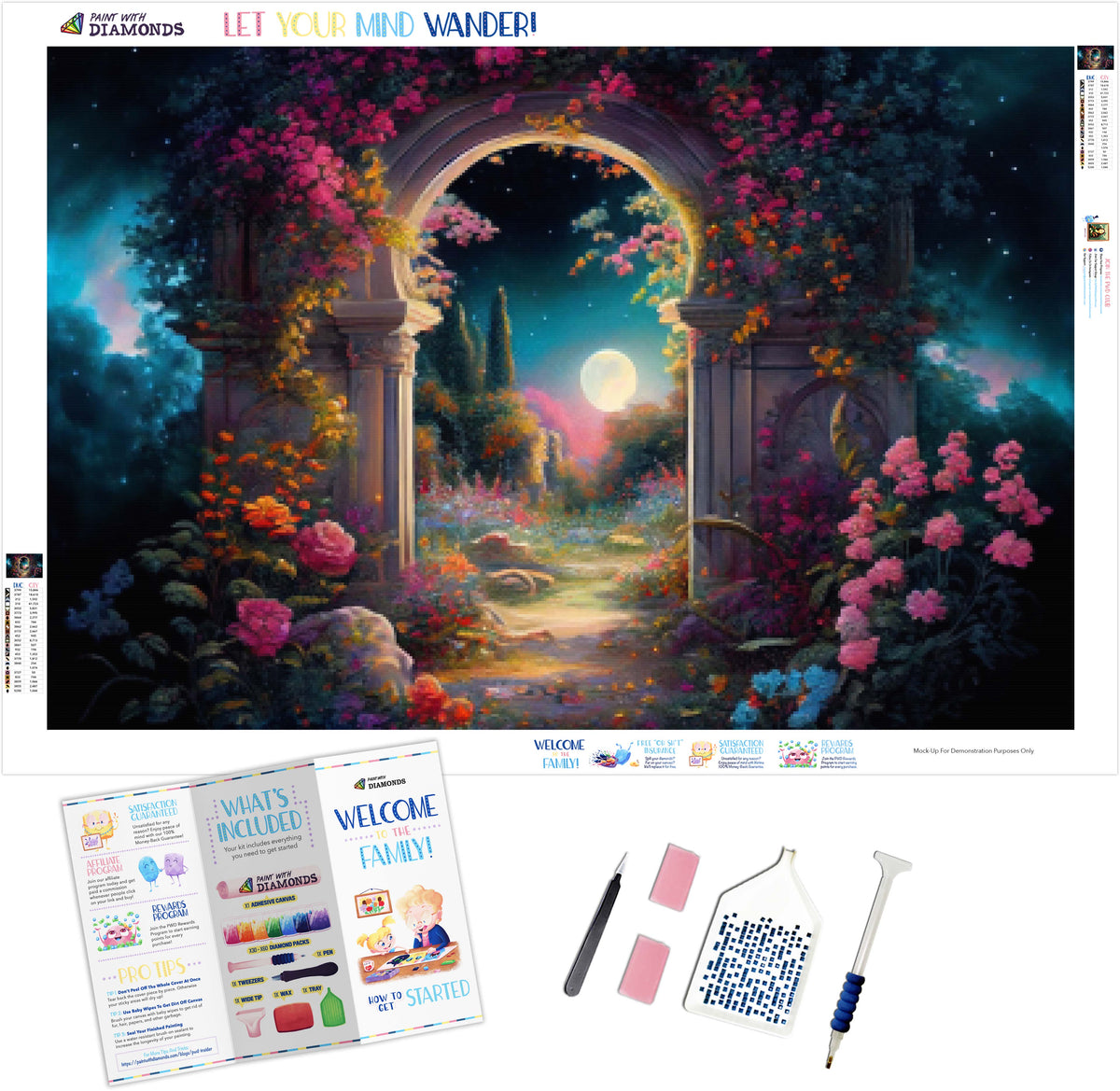 Celestial Garden Official Diamond Painting Kit | Diamond Art | Paint ...