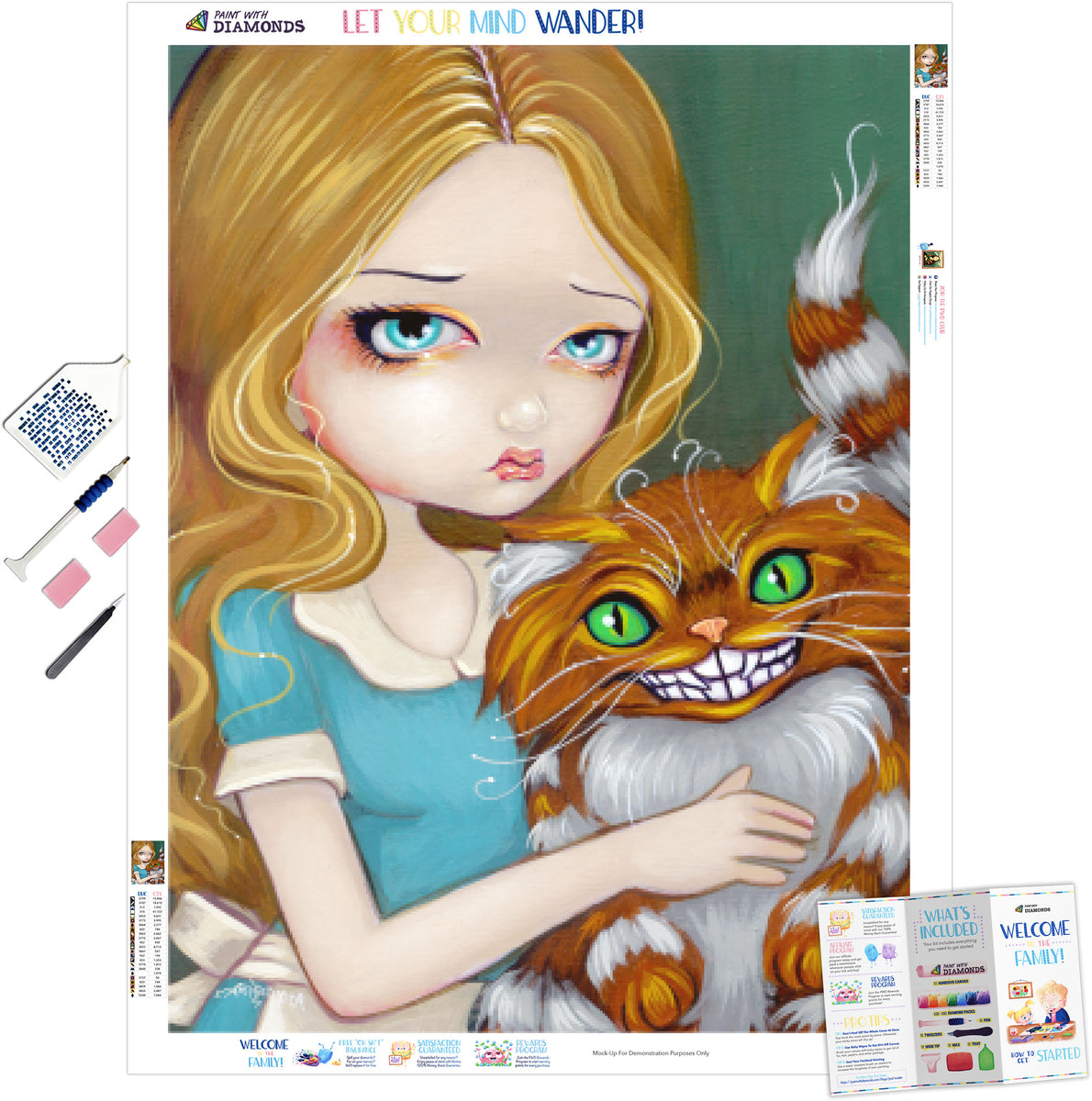 Cheshire Cat Cuddle – Paint With Diamonds