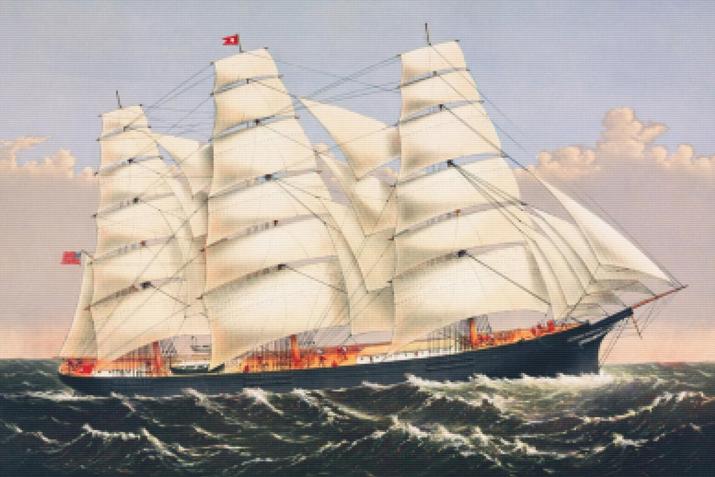 "Clipper Ship" Diamond Painting Kit (Full Drill) – Paint With Diamonds