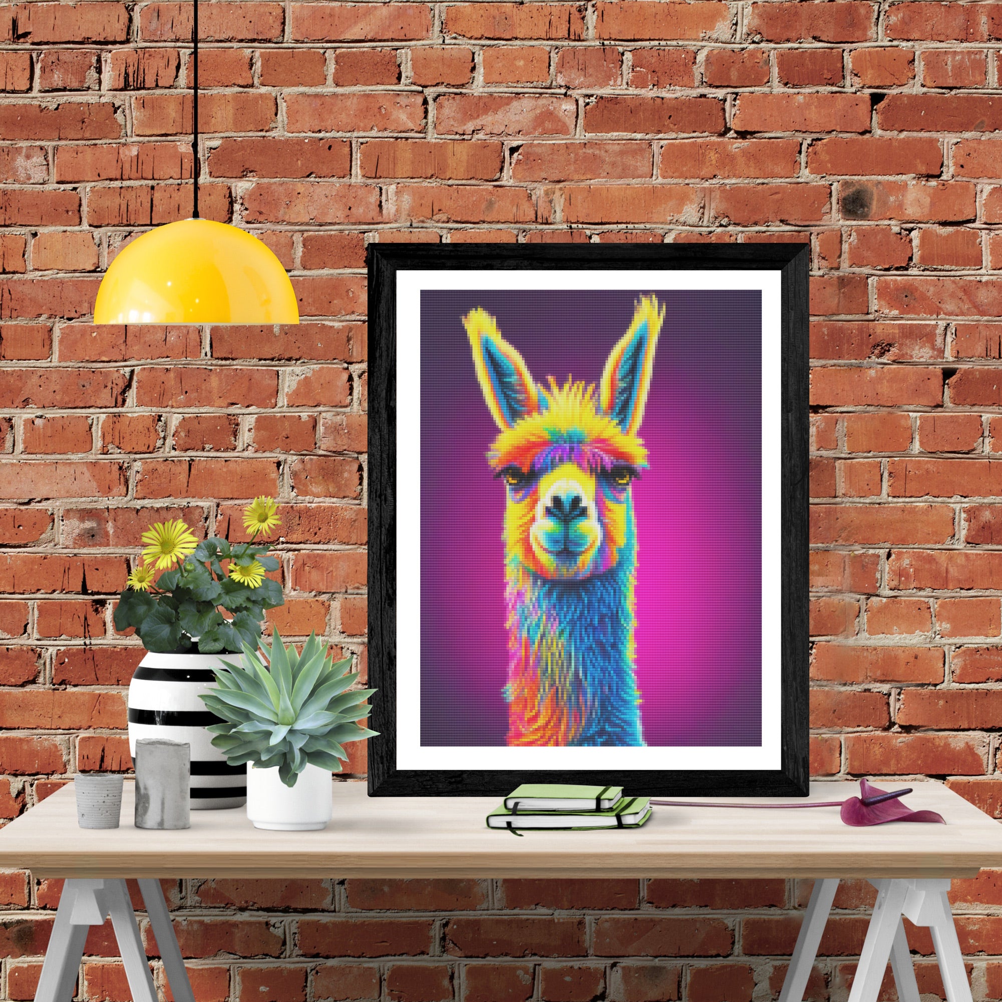 colourful llama
