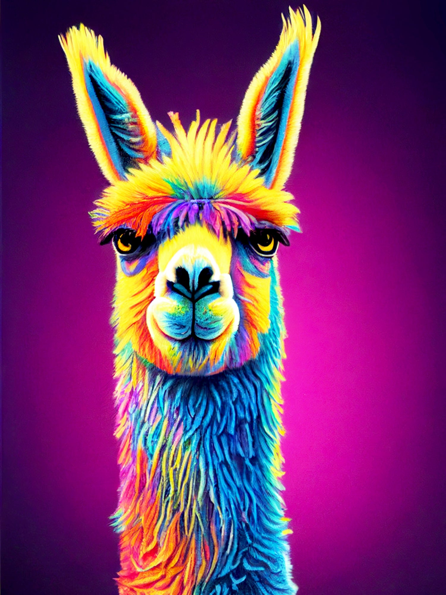 colourful llama