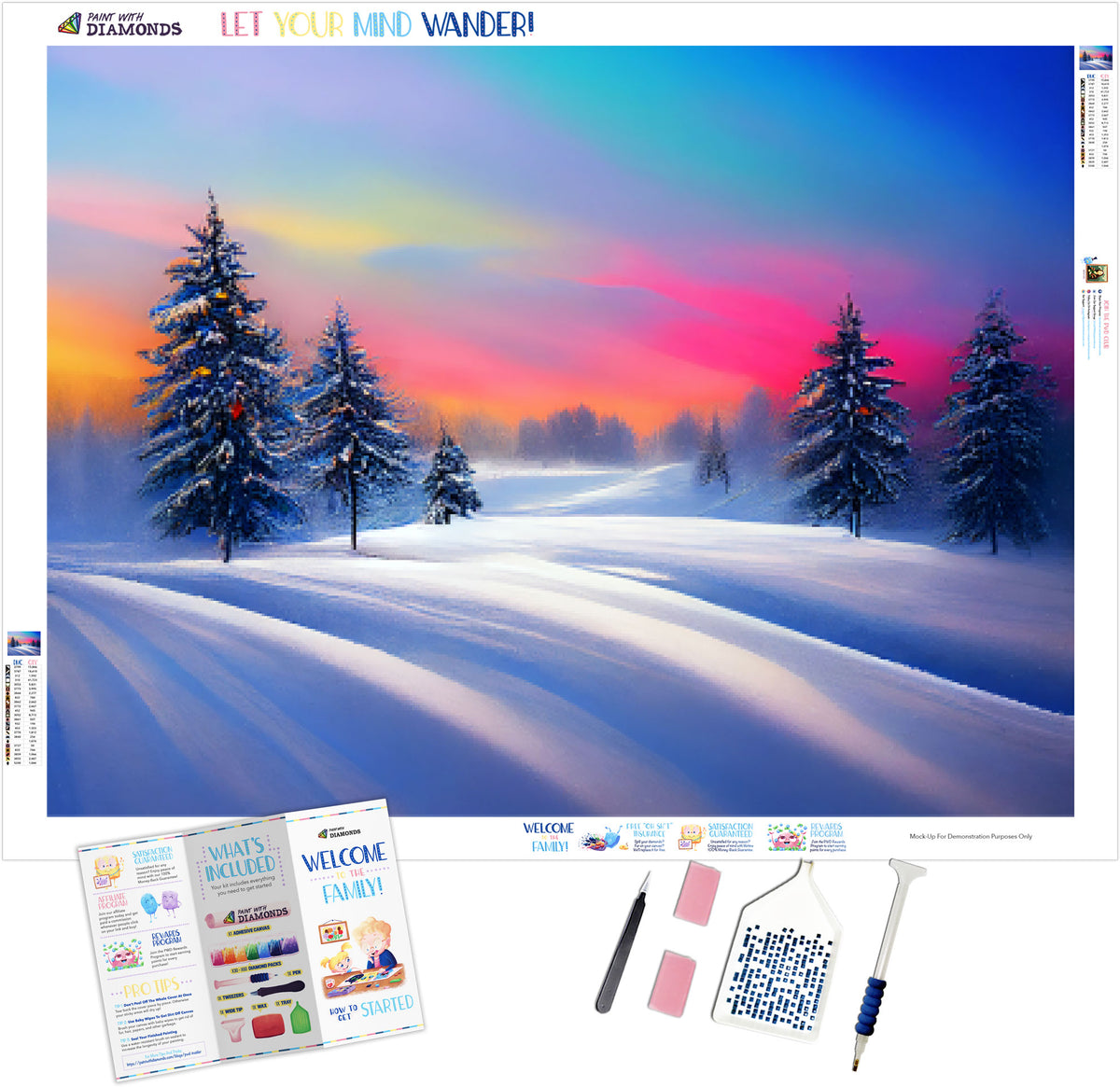 Colors Of Winter Official Diamond Painting Kit | Diamond Art | Paint ...