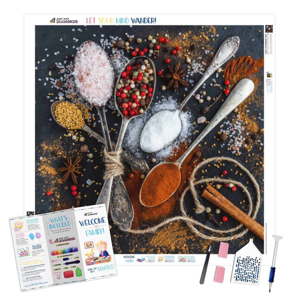 "Cooking Spices" Diamond Painting Kit (Full Drill) – Paint With Diamonds