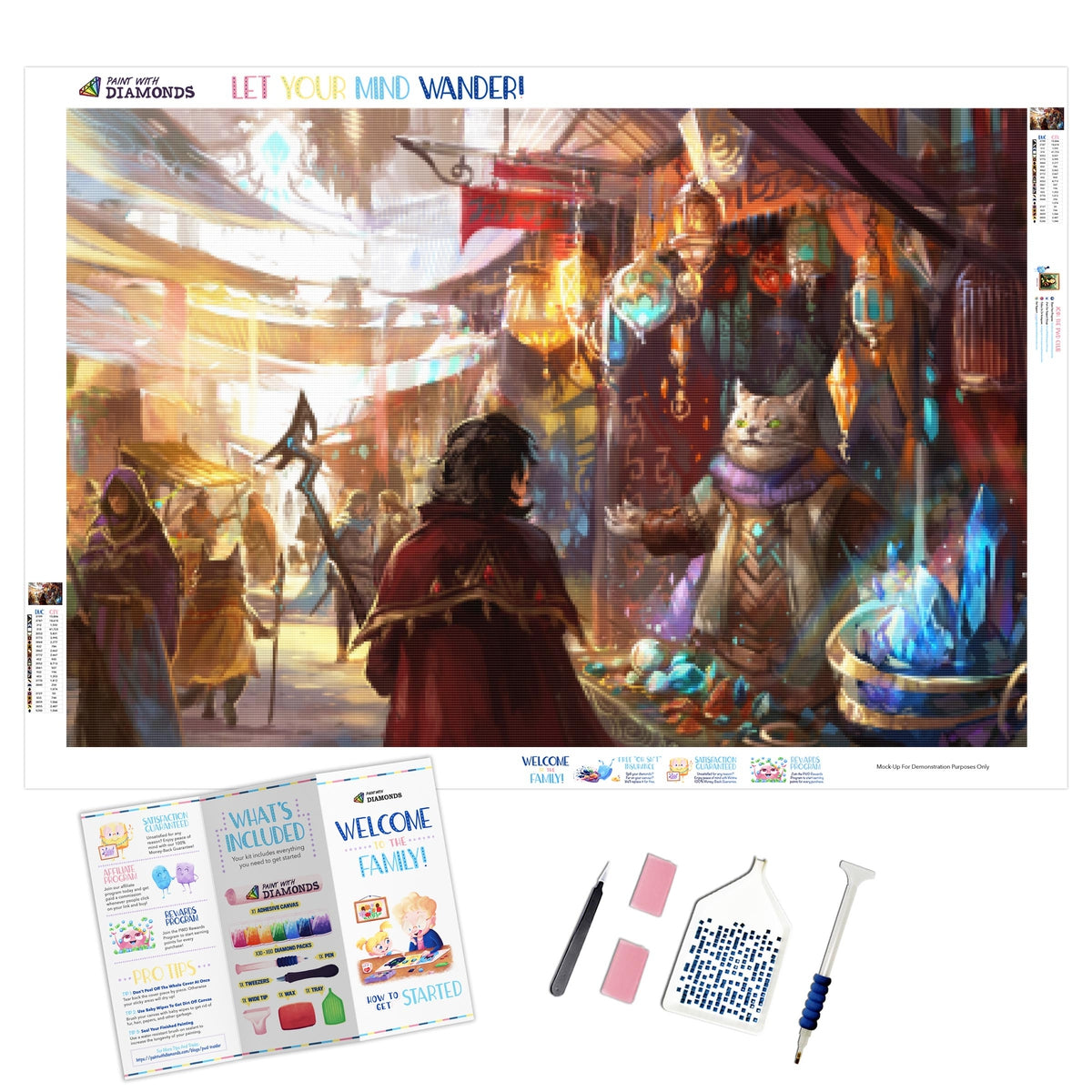 "Crystal Street" Diamond Painting Kit (Full Drill) – Paint With Diamonds