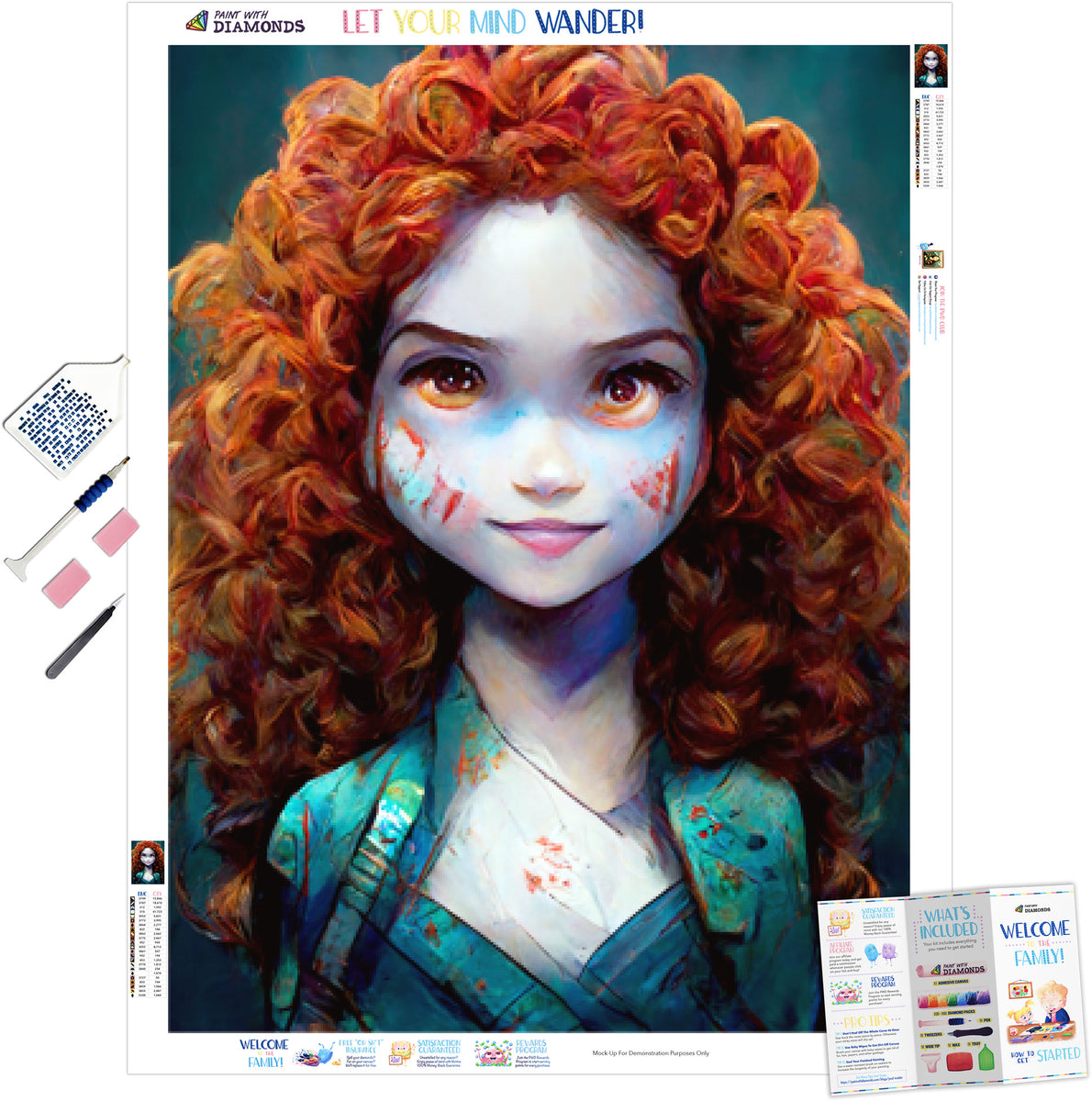 Dark Adventurer Official Diamond Painting Kit | Diamond Art | Paint ...