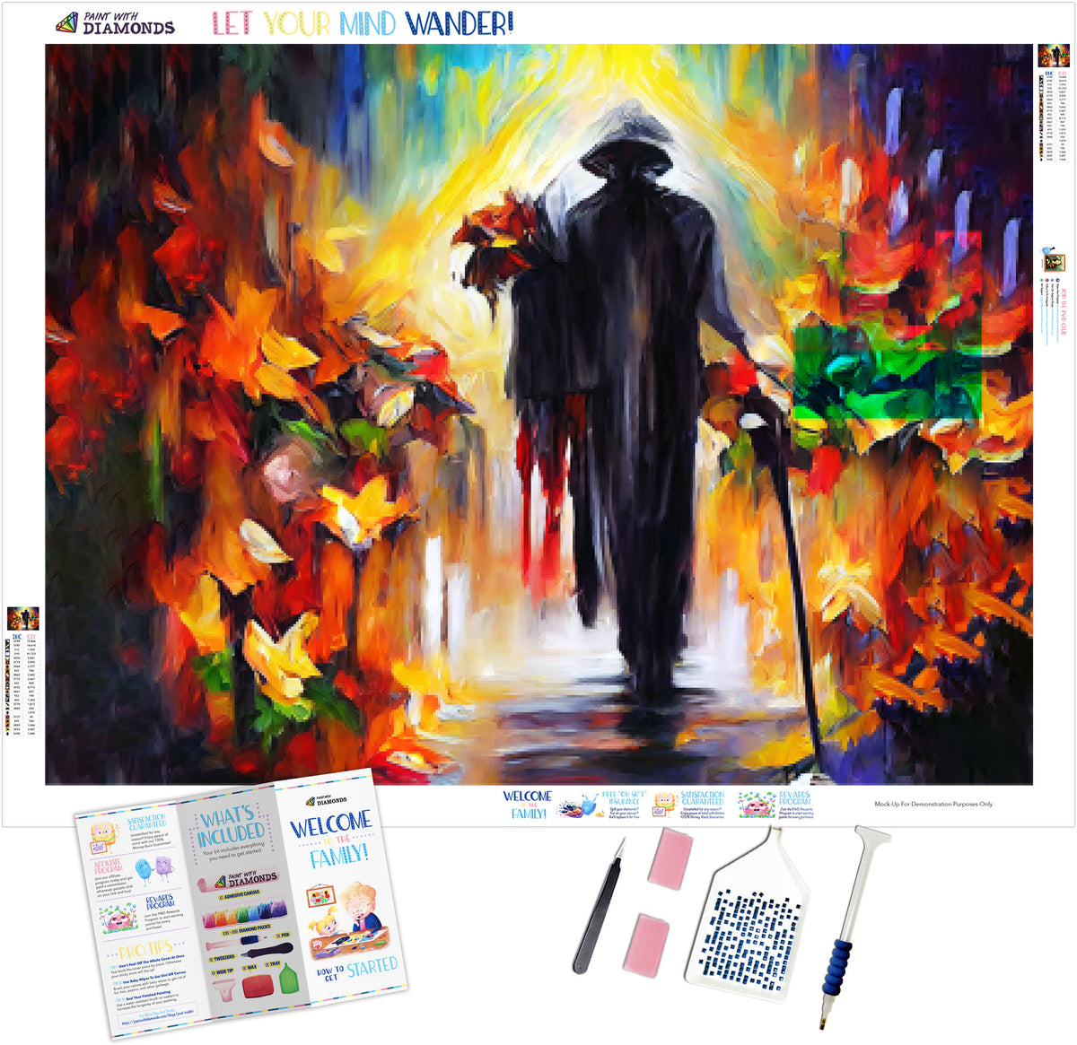Death Official Diamond Painting Kit | Diamond Art | Paint With Diamonds®
