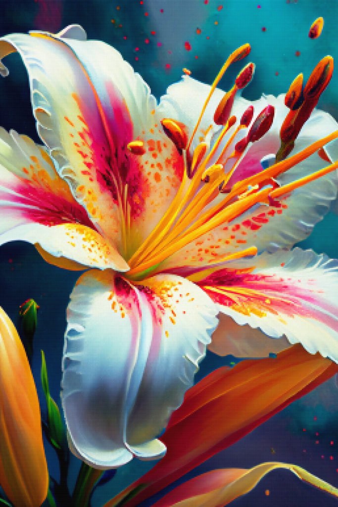 Delicate Petals Lily Official Diamond Painting Kit | Diamond Art ...