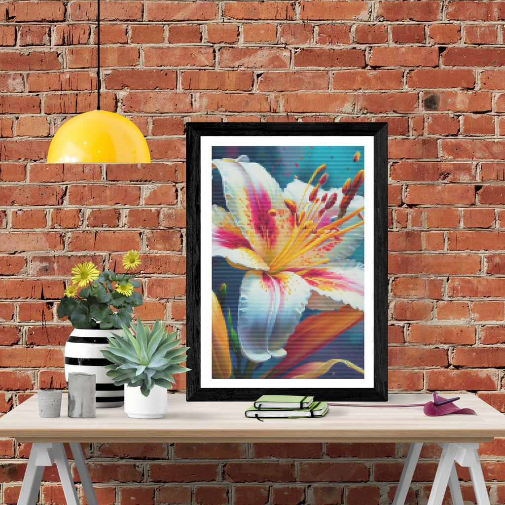 Delicate Petals Lily Official Diamond Painting Kit | Diamond Art ...