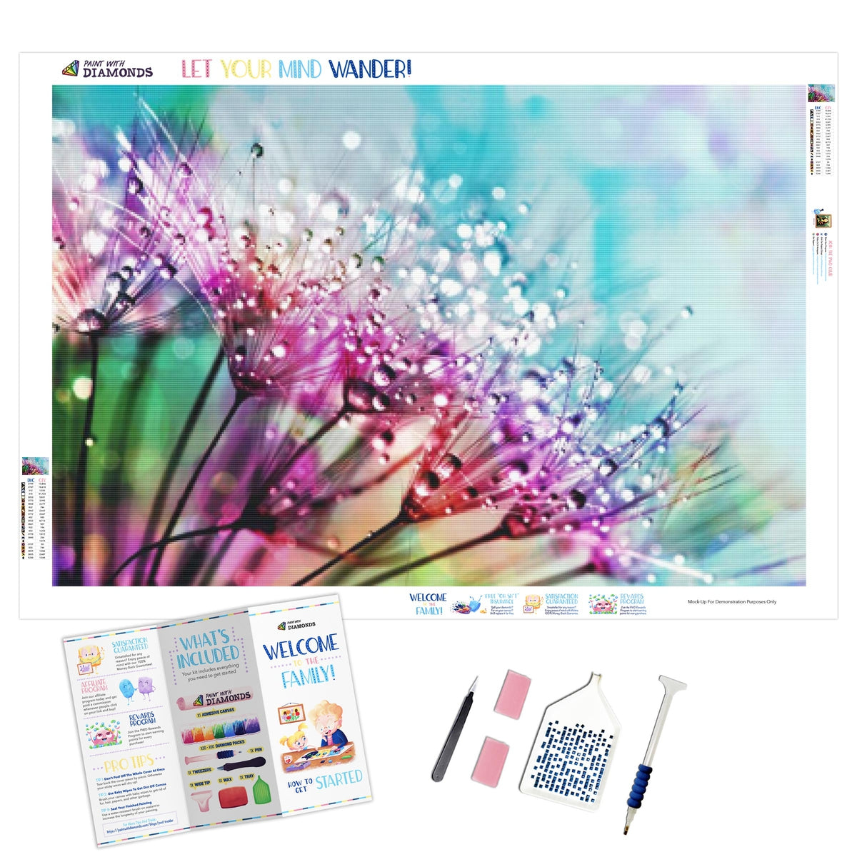"Droplets" Diamond Painting Kit (Full Drill) – Paint With Diamonds