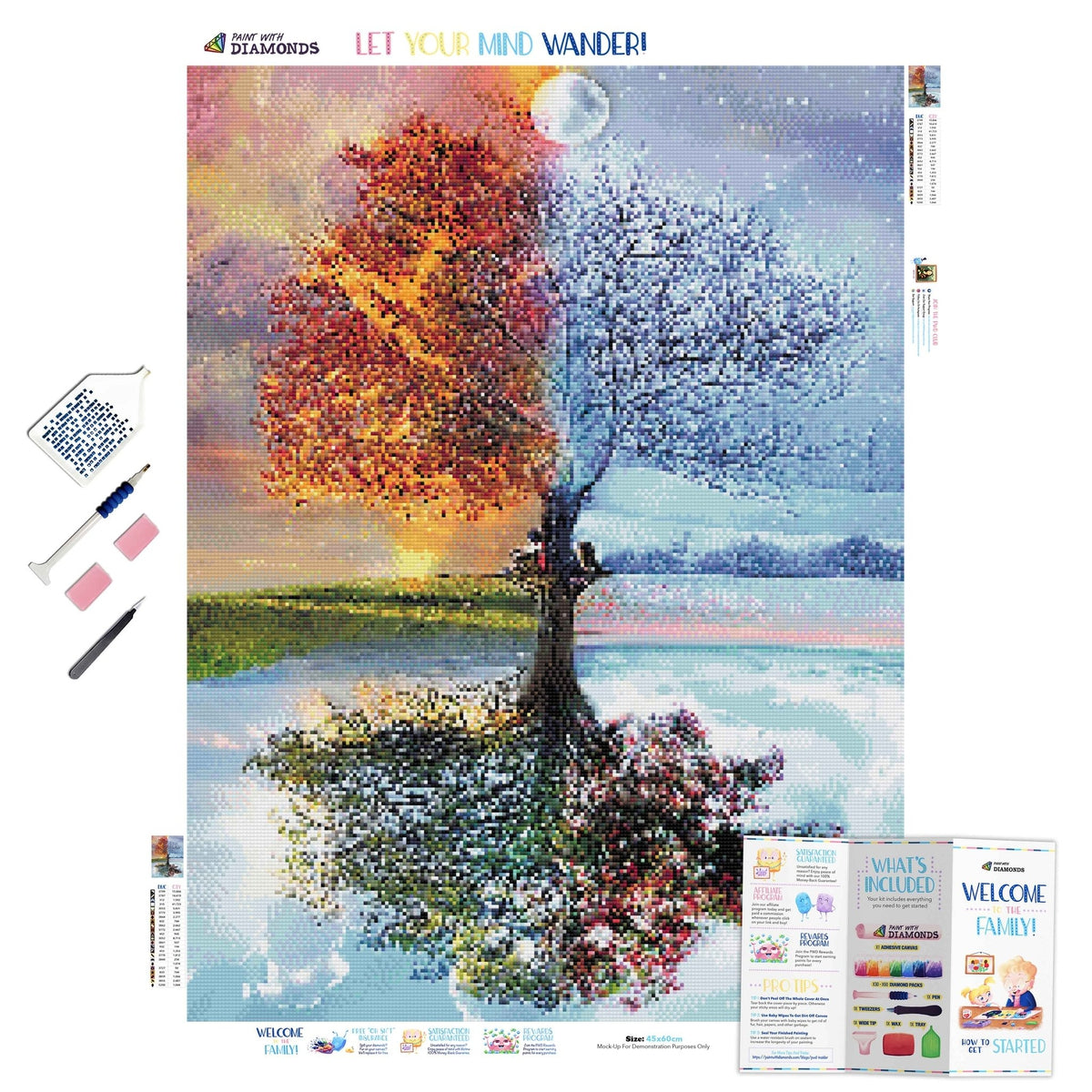 "Earth Wind Fire" Diamond Painting Kit (Full Drill) – Paint With Diamonds