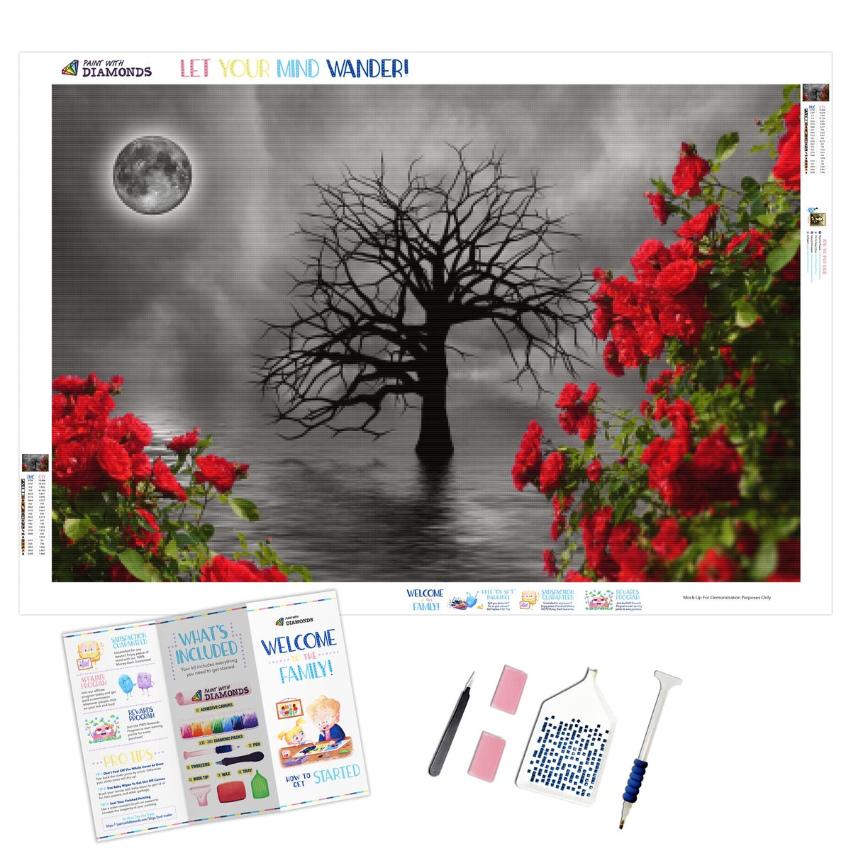 "Eerie Lake" Diamond Painting Kit (Full Drill) – Paint With Diamonds
