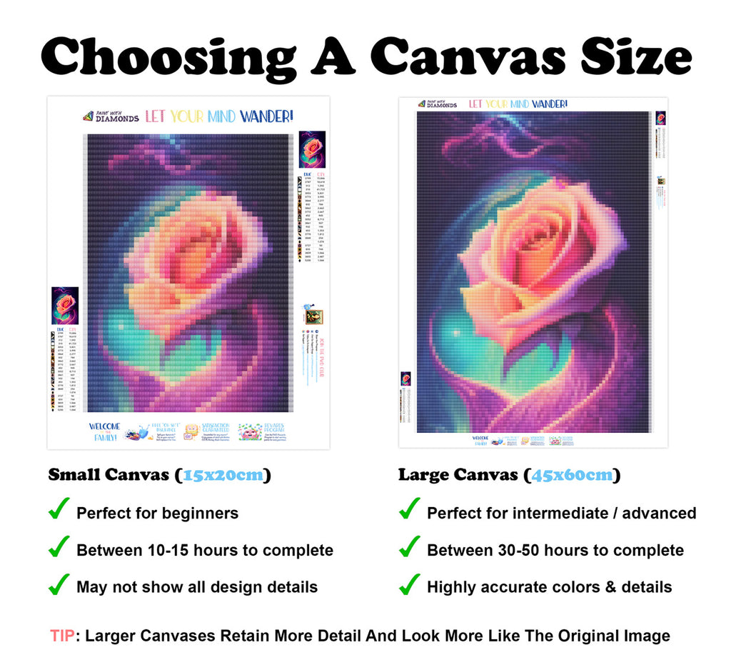 Enchanted Blooming Rose Official Diamond Painting Kit | Diamond Art ...