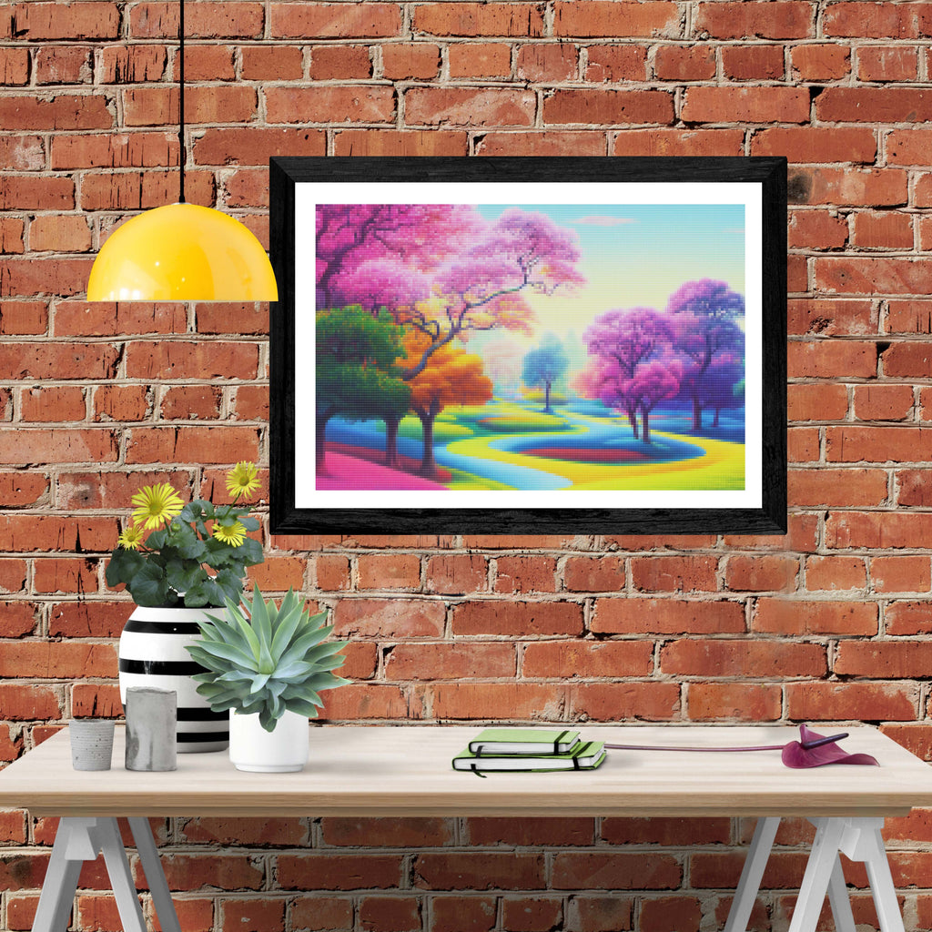 Enchanted Forest Landscape Official Diamond Painting Kit | Diamond Art ...