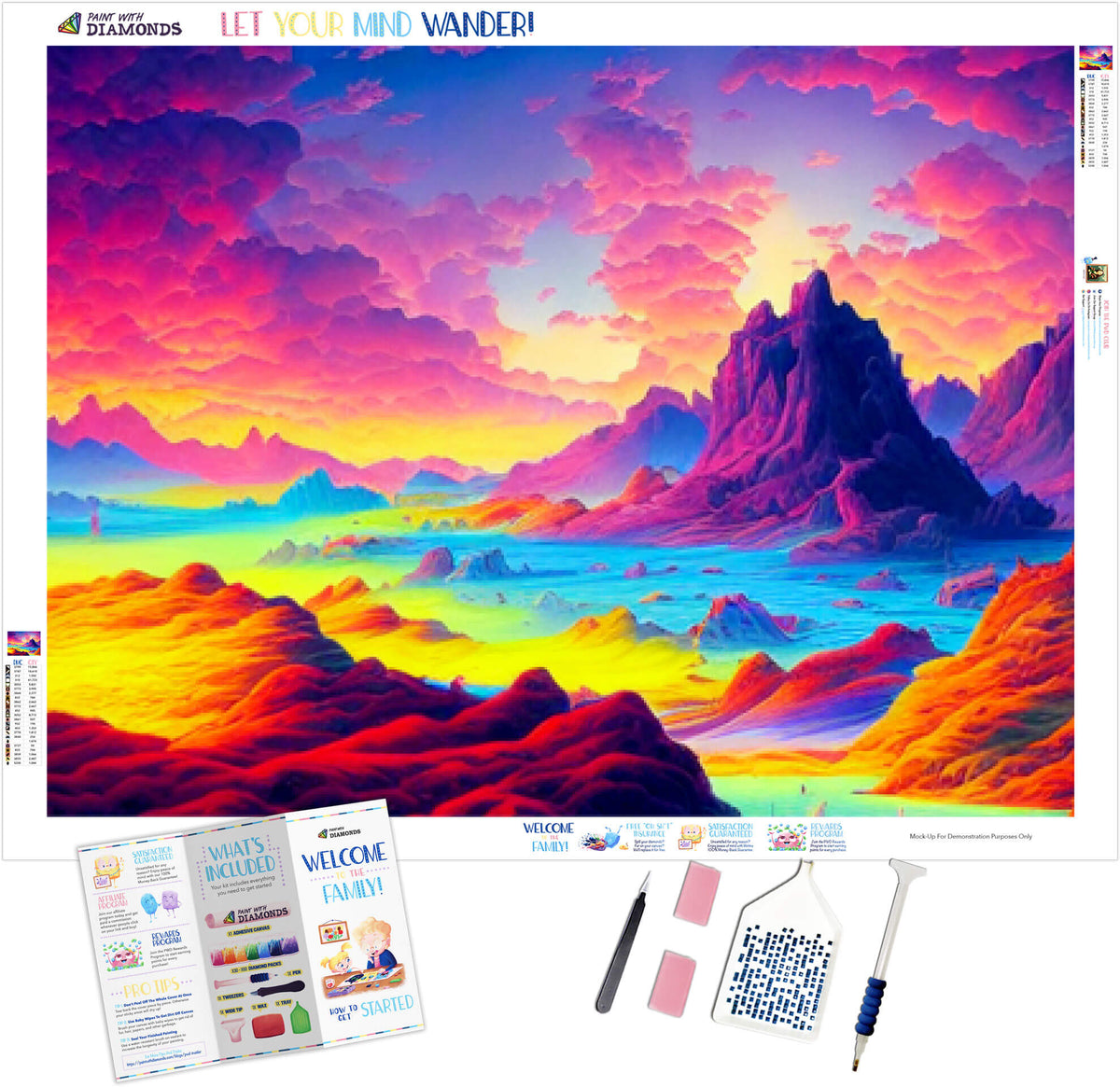 Fantasy Landscape Official Diamond Painting Kit | Diamond Art | Paint ...