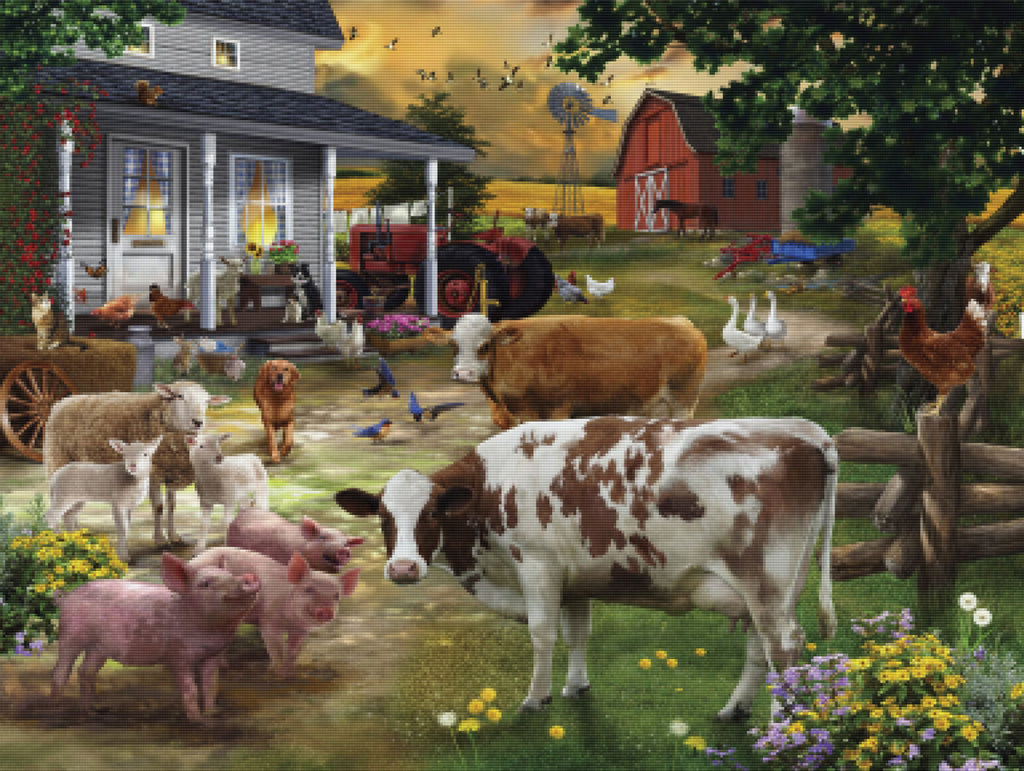 Farm Friends Official Diamond Painting Kit By Paint With Diamonds®