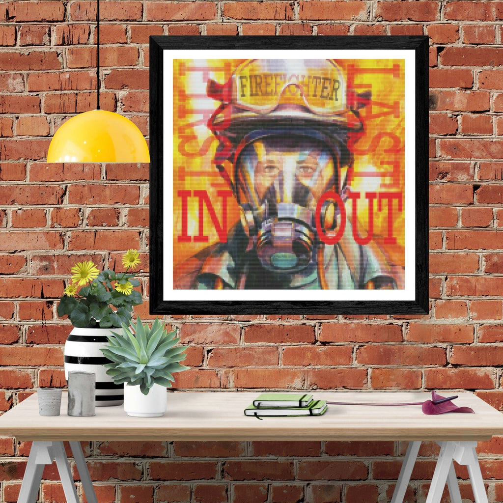 Firefighter Diamond Painting Kit (Full Drill) – Paint With Diamonds