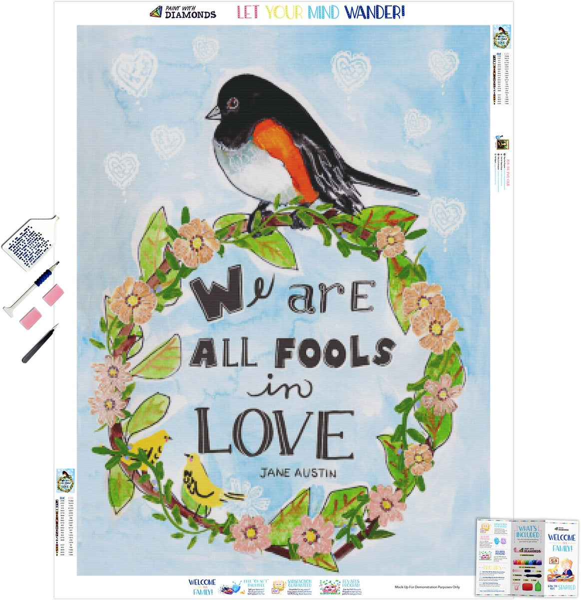 Fools in Love Official Diamond Painting Kit (Full Drill) – Paint With ...