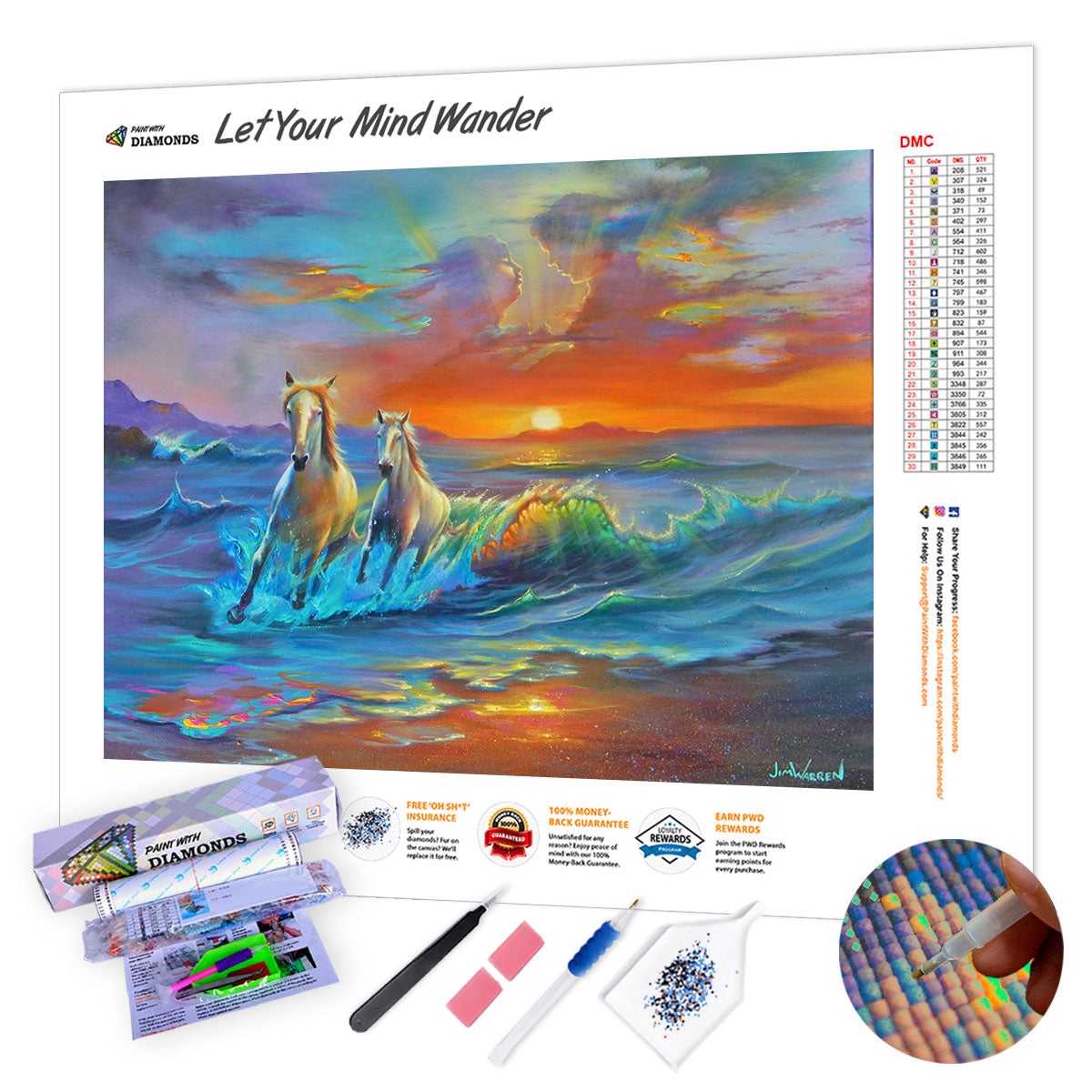 "Forever Love" Diamond Painting Kit (Full Drill) – Paint With Diamonds
