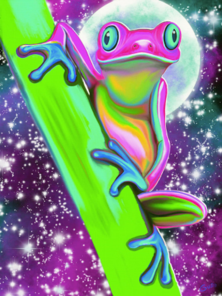 Frog Ladybugs and Flower II Diamond Painting Kit (Full Drill) – Paint ...