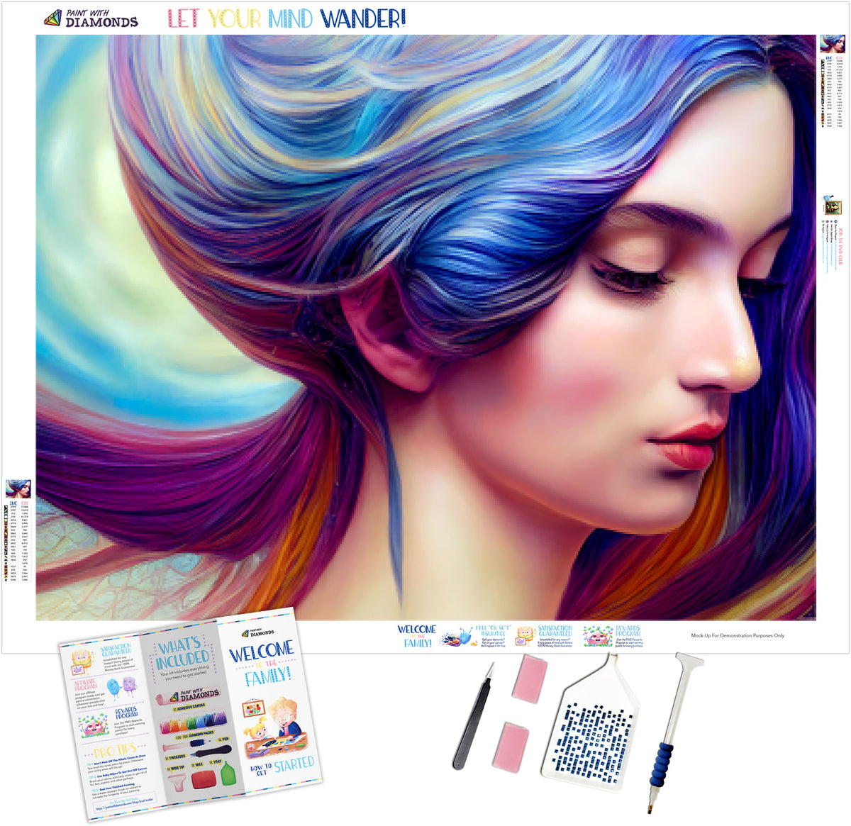 Gemini Goddess 2 Official Diamond Painting Kit | Diamond Art | Paint ...