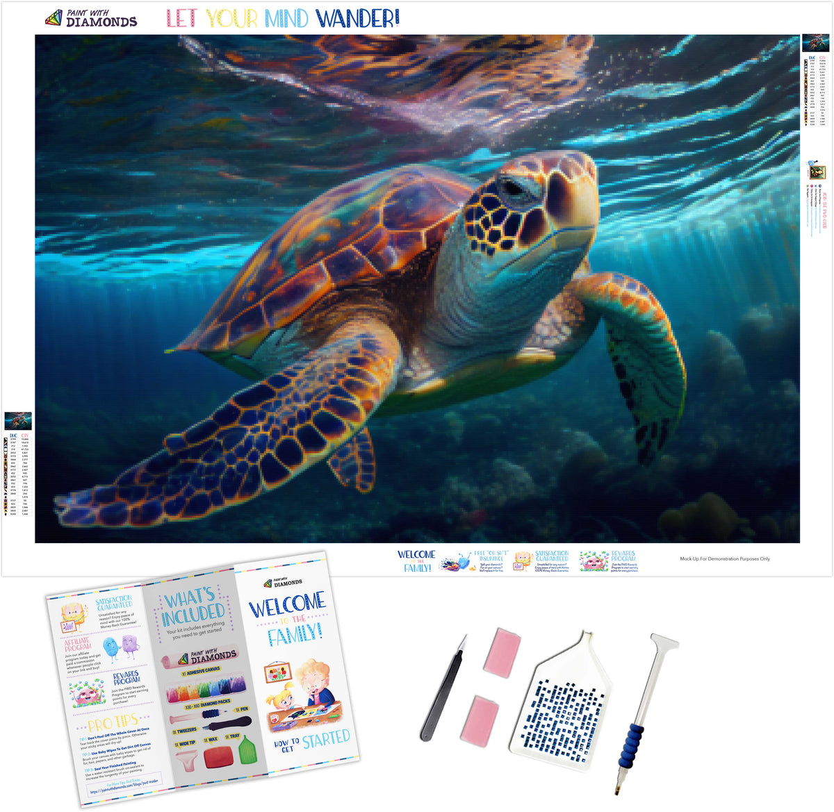 Gnarly Dude Official Diamond Painting Kit | Diamond Art | Paint With ...