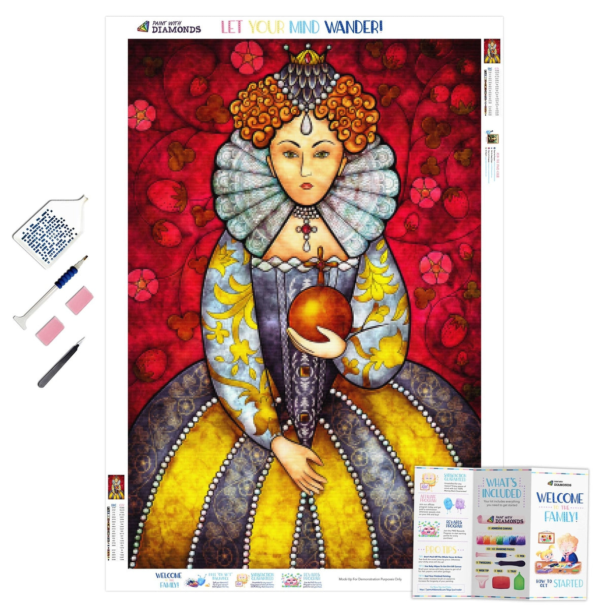 Good Queen Bess Official Diamond Painting Kit (Full Drill) – Paint With ...