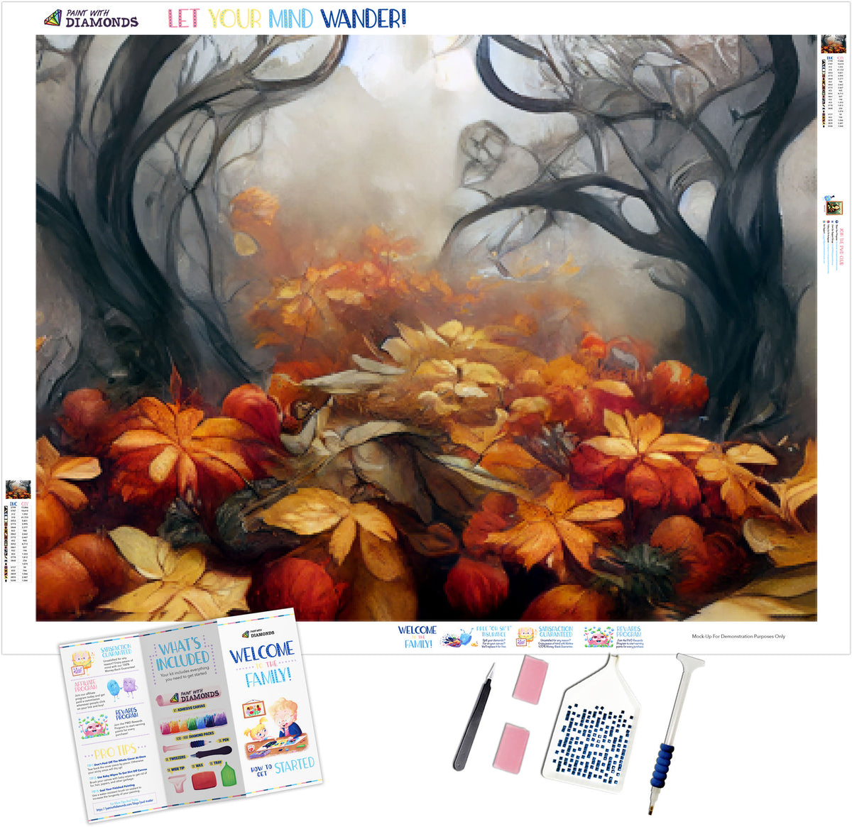 Gothic Autumn Trail Official Diamond Painting Kit | Diamond Art | Paint ...