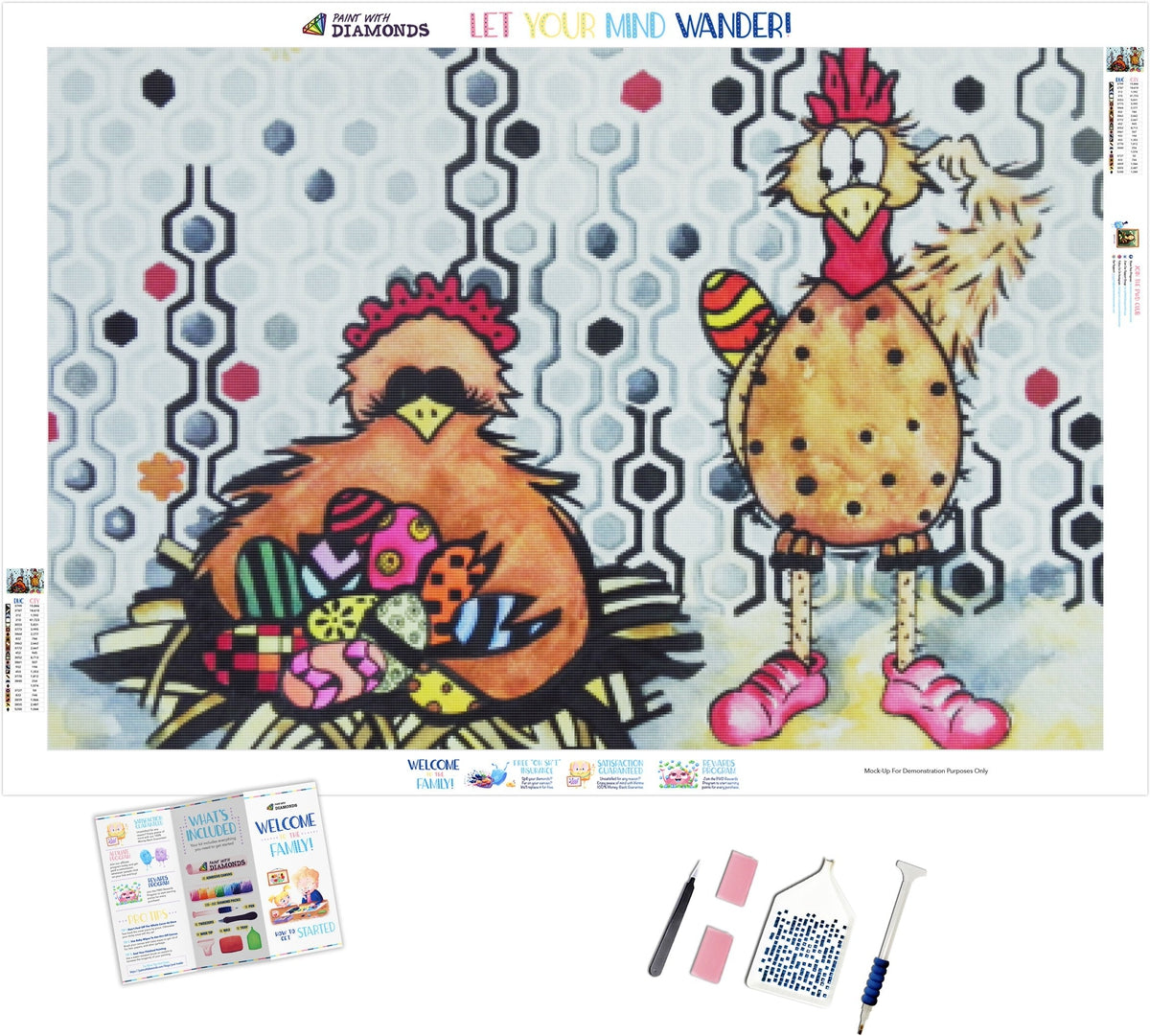 "Happy Easter" Diamond Painting Kit (Full Drill) – Paint With Diamonds