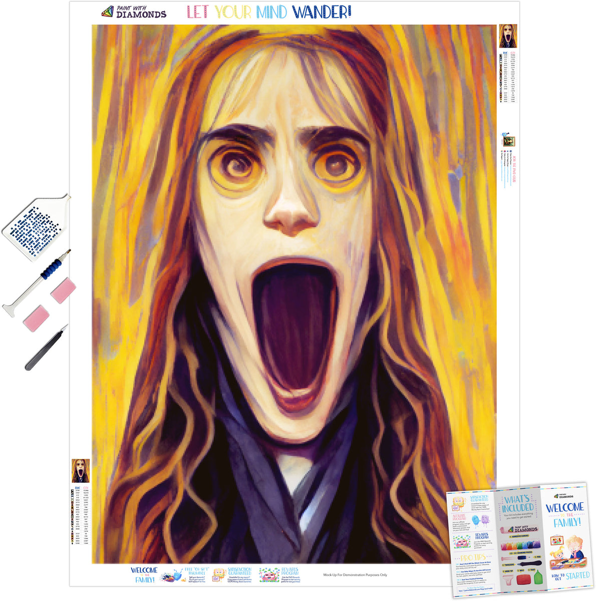 Hermie Scream II Official Diamond Painting Kit | Diamond Art | Paint ...