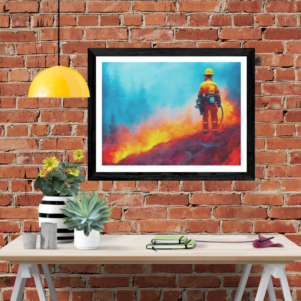 Hero At Work Official Diamond Painting Kit | Diamond Art | Paint With ...