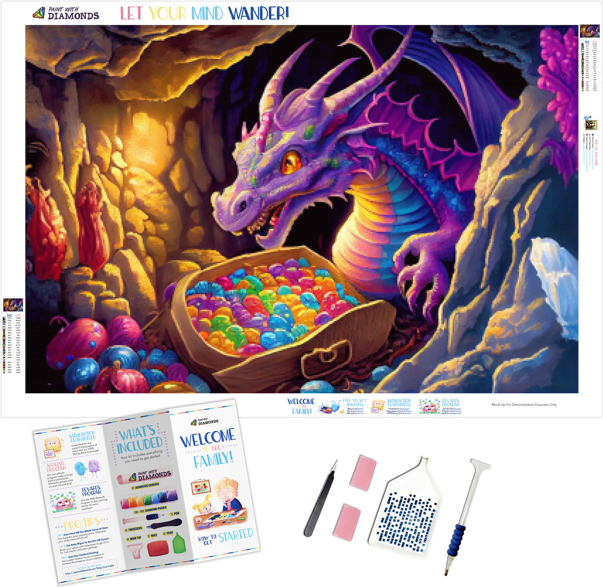 Hoarding Treasures Official Diamond Painting Kit | Diamond Art | Paint ...