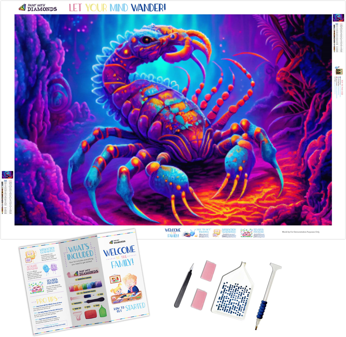 Intensity Of Scorpio Official Diamond Painting Kit | Diamond Art ...
