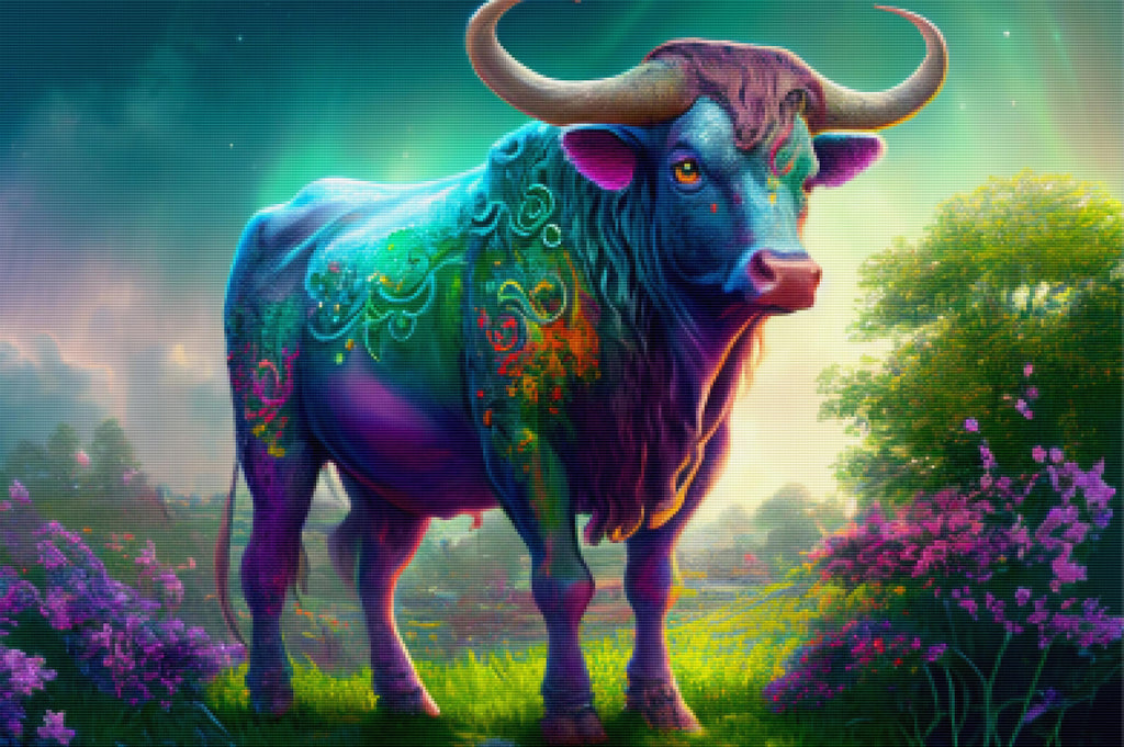 Majestic Taurus Bull Official Diamond Painting Kit | Diamond Art ...
